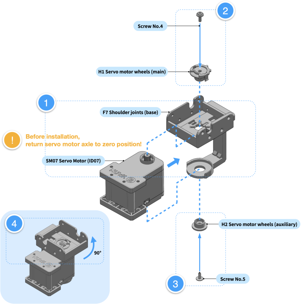 2. Build Assembly｜02 Body – Upper Body – NUWA Support