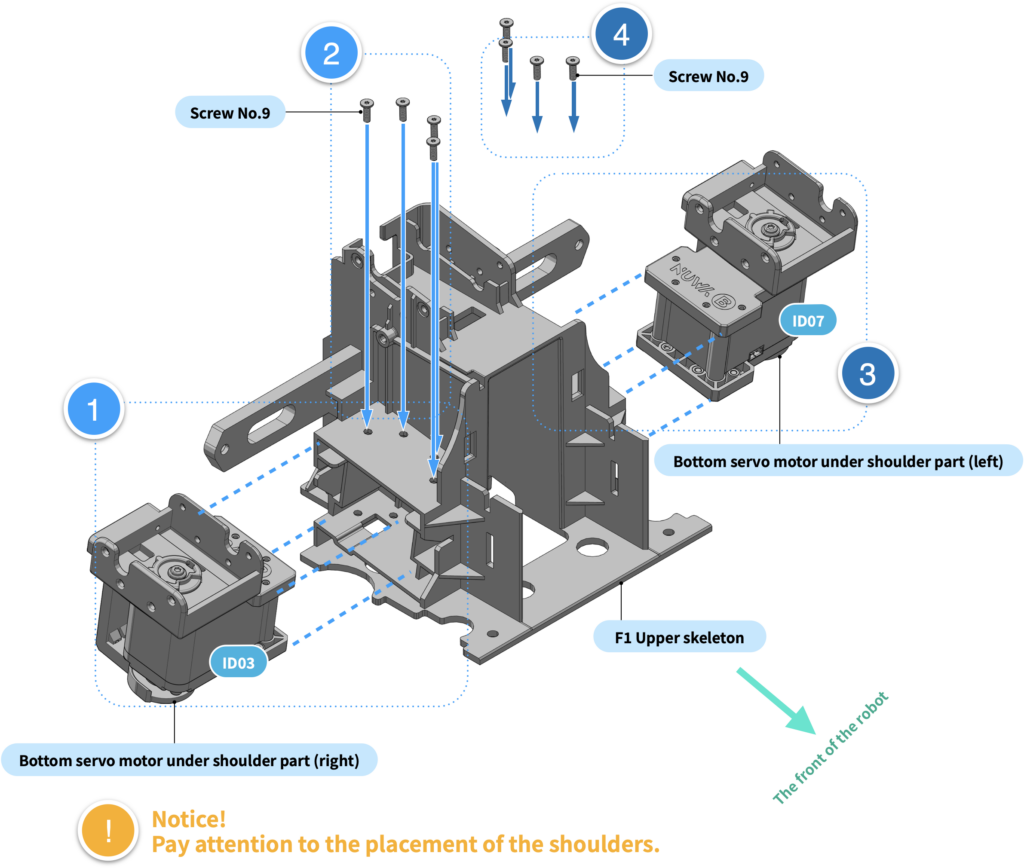 2. Build Assembly｜02 Body – Upper Body – NUWA Support