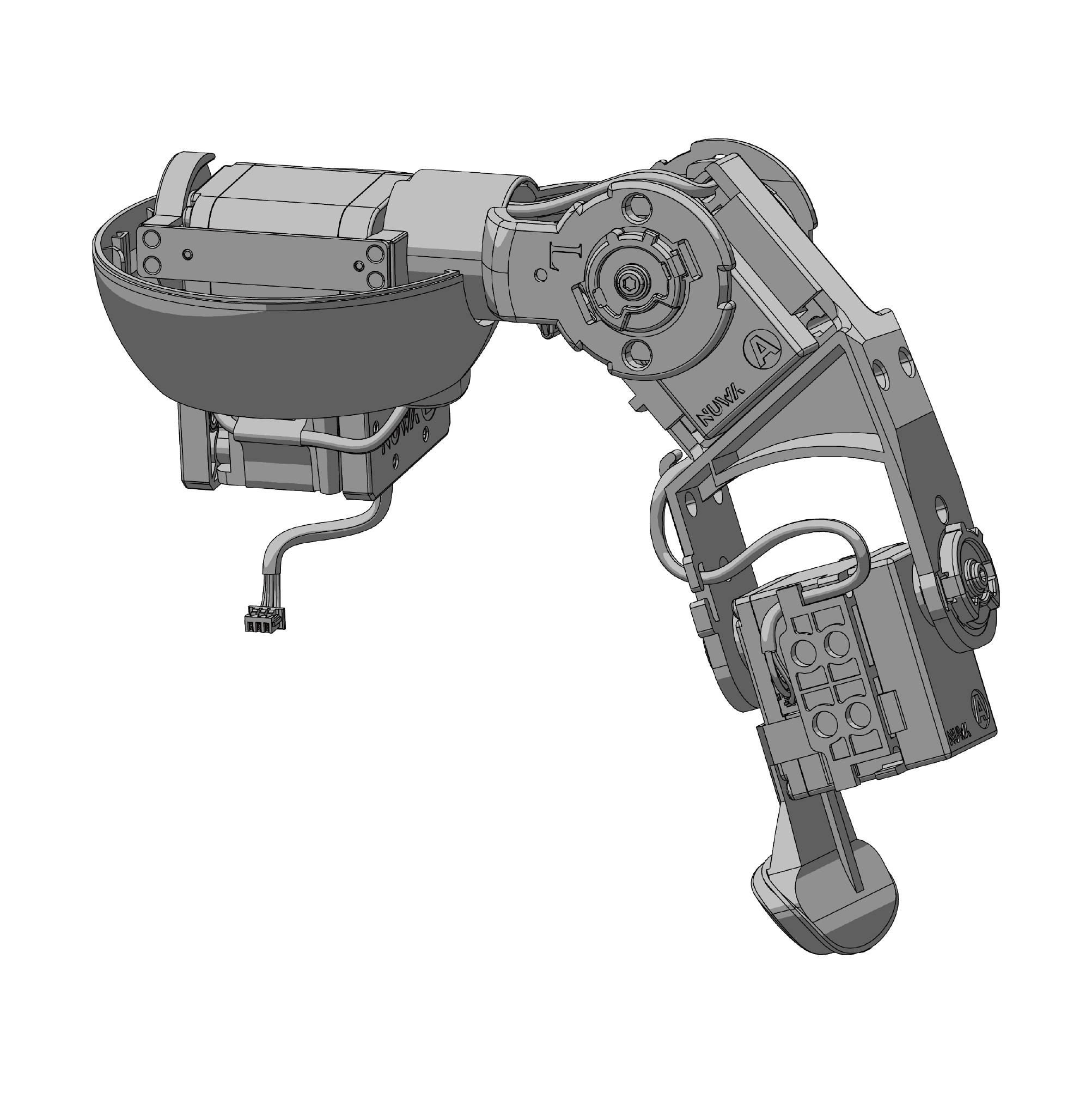 6. Install Assemblies | Attach arms to body – NUWA Support